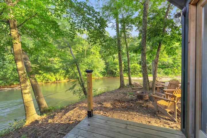 Riverfront Camping Pod, W/ Bath House, Close To Dt - Saluda Lake, SC