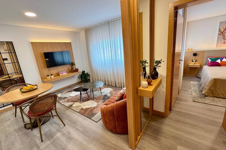 Blue Leça T1 3º Andar/ Traseira - Moreira