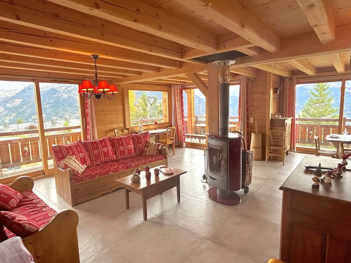 Chalet Individuel Les Saisies, Pour 12 Personnes - Beaufort