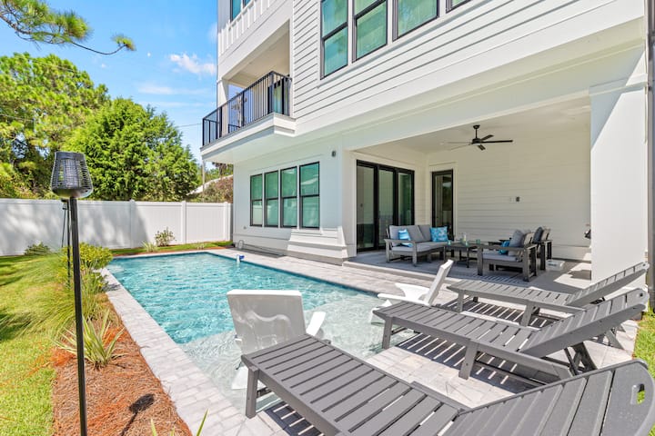 Pool, Close To Beach, Luxury, 6 Ensuite Bedrooms - Seagrove Beach, FL
