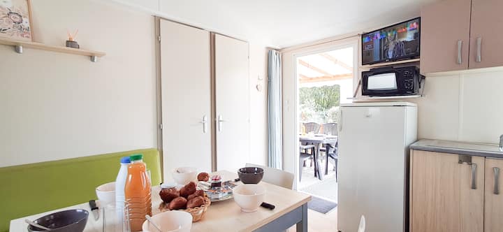 Mobilhome 6 Pers Eclat Nature Linge Ménage Inclus - Saint-Hilaire-de-Riez