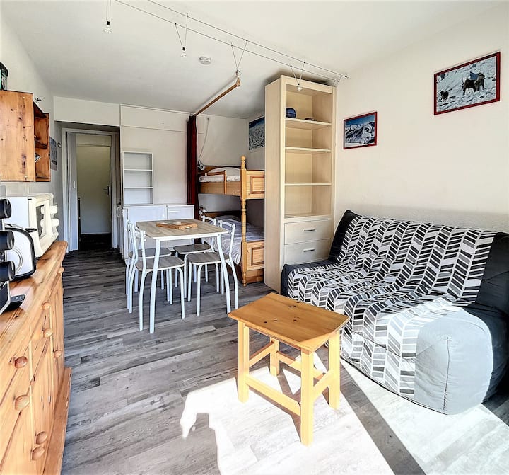 Studio 4 Personnes Vue Pistes - Saint-Jean-d'Arves