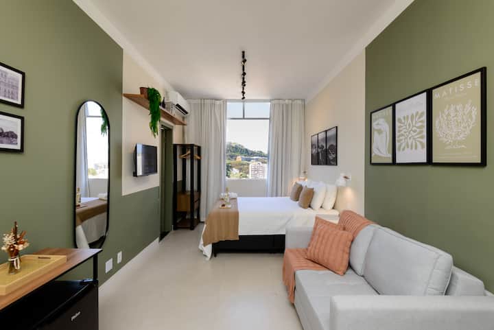 Studio Decorado Com Vista Pro Pão De Açúcar! - Rio de Janeiro