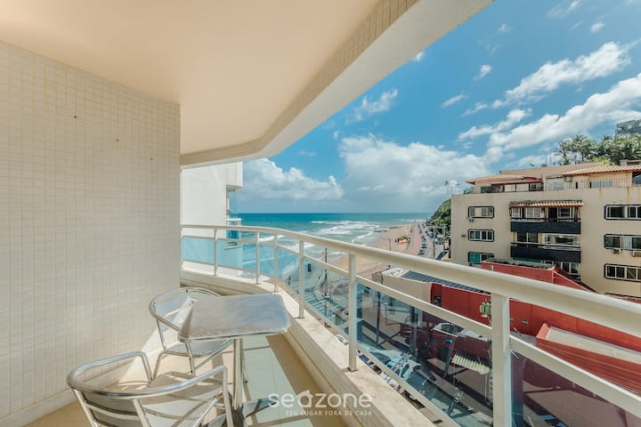 Apt W/ Balcony & View, Steps From The Sea Opr0303 - Rio Vermelho
