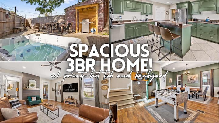 3br Cozy Family Home W/ Hottub & Spacious Backyard - Louisville, KY