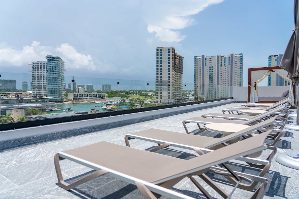 Depa de Lujo | 4 Rec | Acceso al Centro Comercial - Airbnb