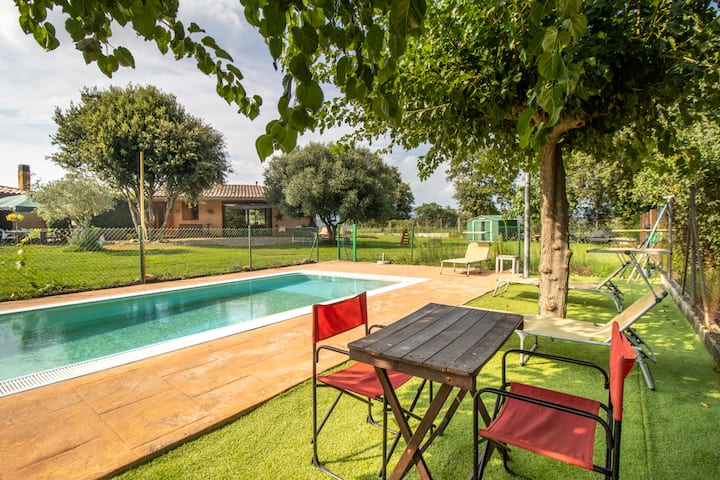 Can Noguer – Maison Avec Piscine Et Jardin - Sant Hilari Sacalm