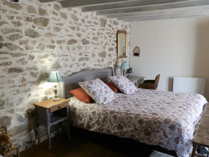 Chambre 1 Campagne Chic Maison D'hôtes Bainssurou - La Gacilly
