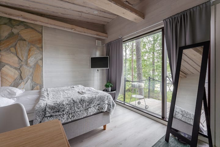 Private High Quality Suite | Sauna & Lake Views - Jyväskylä