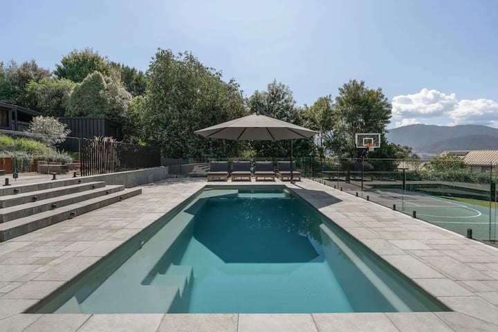 The Alpine House | Pool, Sauna + Basketball Court - Bright