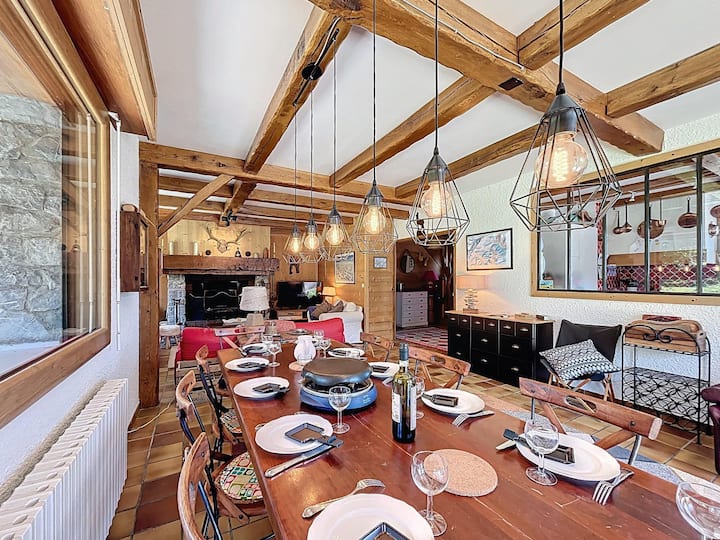 Chalet De Charme - Proche Pistes - 15 Pers - Le Corbier
