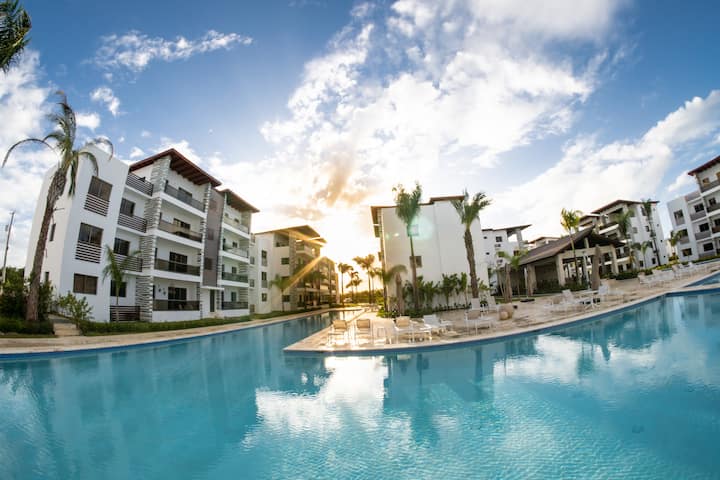Modern Apt W/pool & Balcony Bbq - Punta Cana