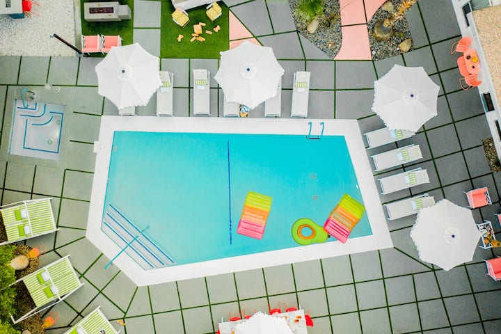 3 Private Rooms At The Wesley Hotel | Group Stays - Palm Springs, CA