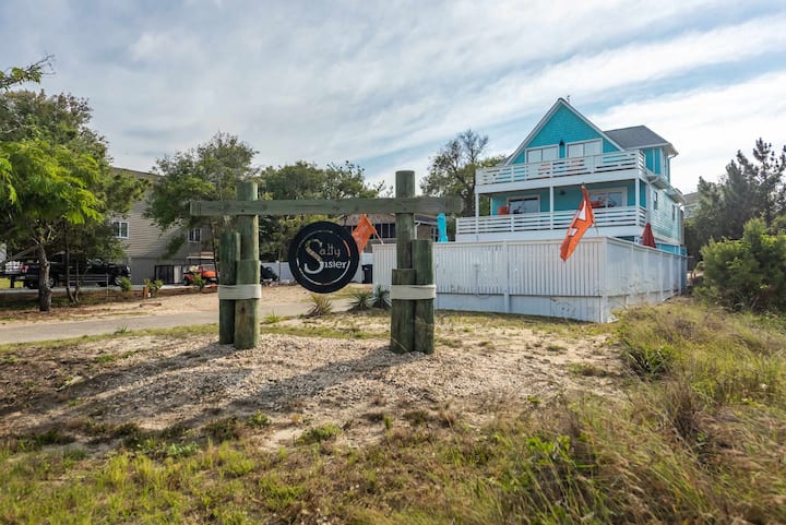 Walk To Duck Soundfront W Pool, Firepit, Cornhole - Duck, NC