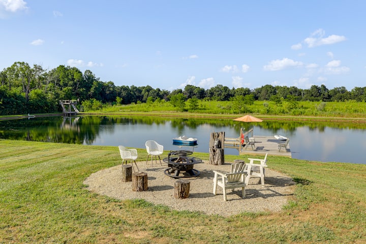 Private Ponds & Trails: Hillsboro Nature Retreat! - Rocky Fork State Park, Hillsboro