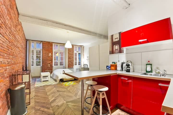 Studio Au Cœur De Toulouse – Rue Gambetta - Toulouse