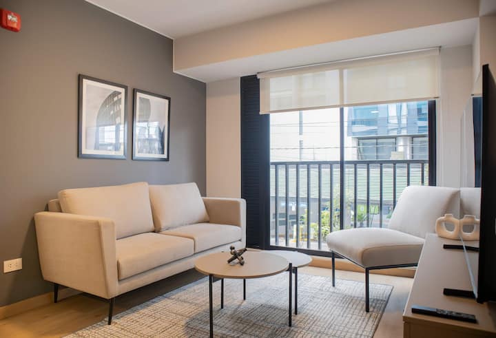 W*| Elegant 2br W/ Great Balcony In Miraflores - Perú