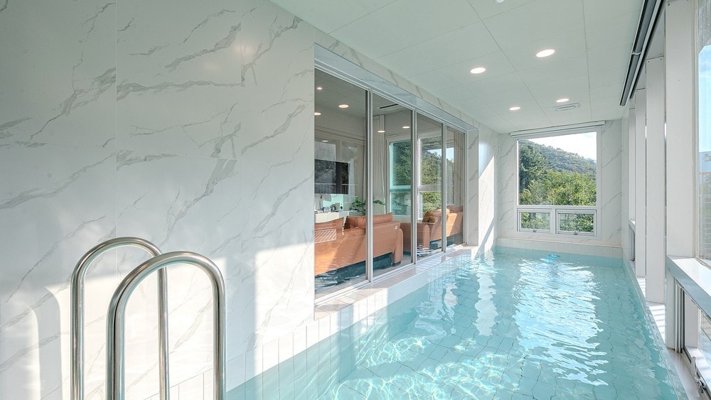 #Swimming pool #Cheongpyeong Lake #Valley #Nami Island 4th floor ...