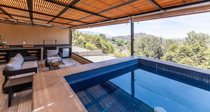 Vista Del Bosque: Luxury Townhouse Near Downtown - Valle de Bravo