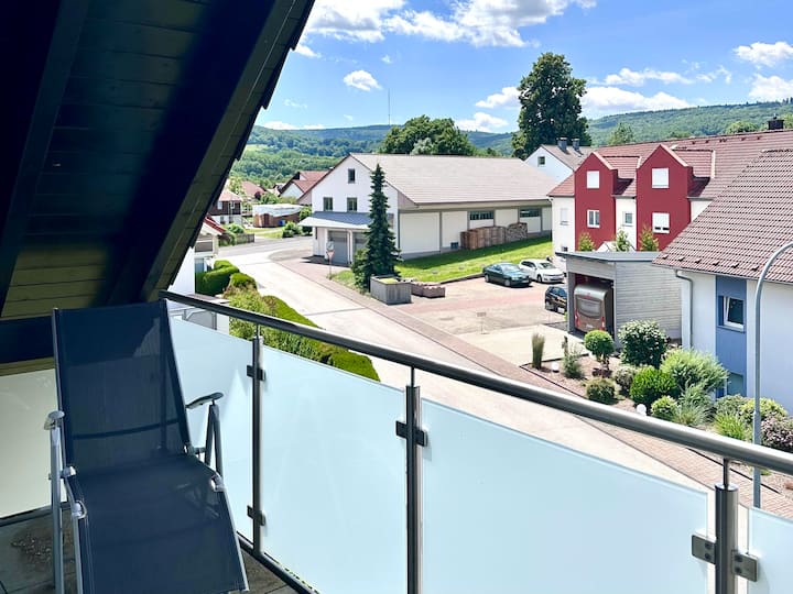 Moderne Ferienwohnung Mit Ausblick (Rundblickrhön) - Poppenhausen (Wasserkuppe)
