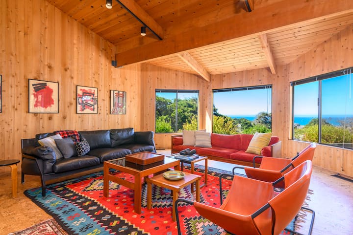 Tallgrass Modern W/ Ev Charger & Ocean Views - Gualala, CA
