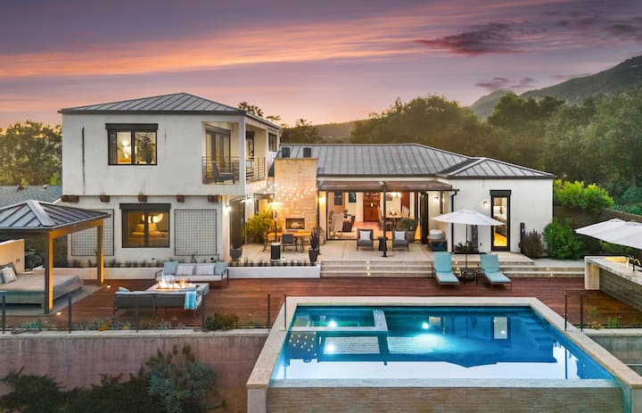 Luxurious 3 Br 3 Ba Retreat W Pool Fire Pit - Montecito, CA
