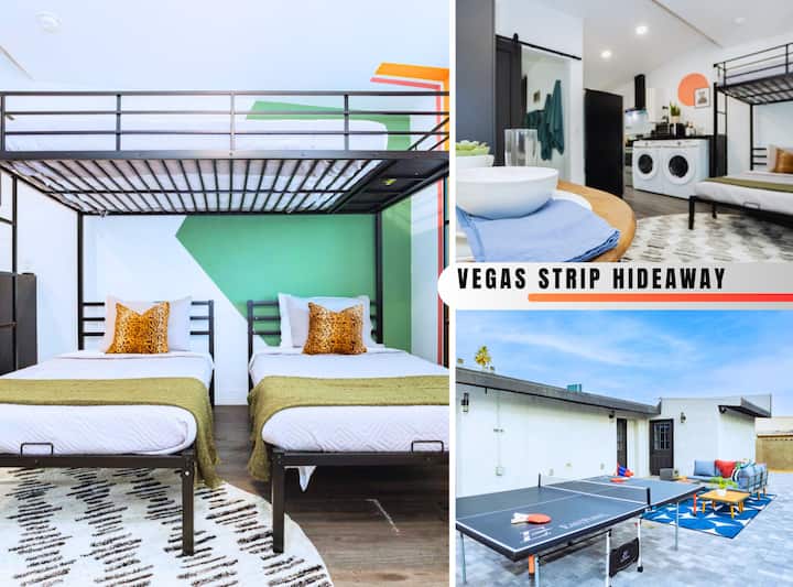 Vegas Strip Hideaway: Strat View | Bbq + Lounge - Golden Gate Hotel & Casino