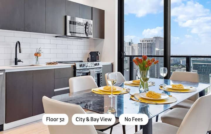 Sun-drenched Suite | Panoramic Downtown Views - Miami, FL