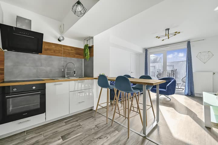 Le Nautica - Proche Cdg - 4 Prs - Balcon - Livry-Gargan