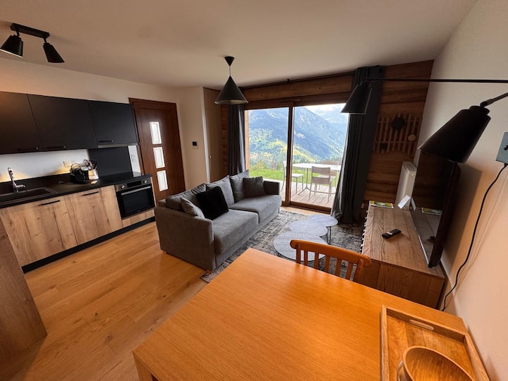 Magnifique Appartement Vue Mt Blanc Proche Pistes - Beaufort