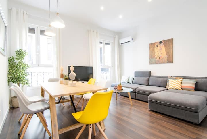 Bright & New - 2bd 2bth - City Center - Madrid