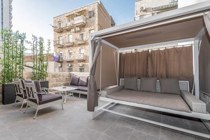 Relaxing 1br Flat With Terrace - Jérusalem