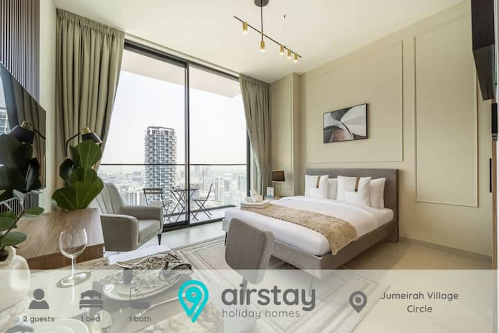 Airstay | Cozy Smart Studio | City Views | Jvc - Dubai