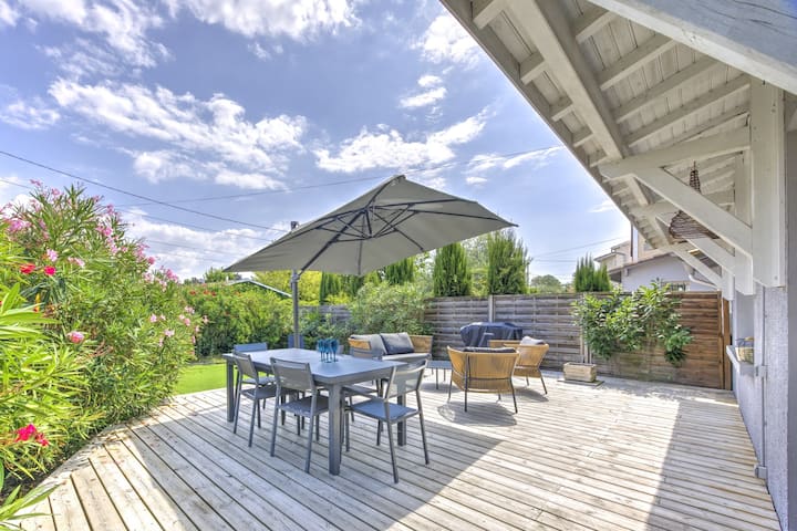 Villa Manava - Climatisée Avec Terrasse Et Jardin - Dune du Pilat