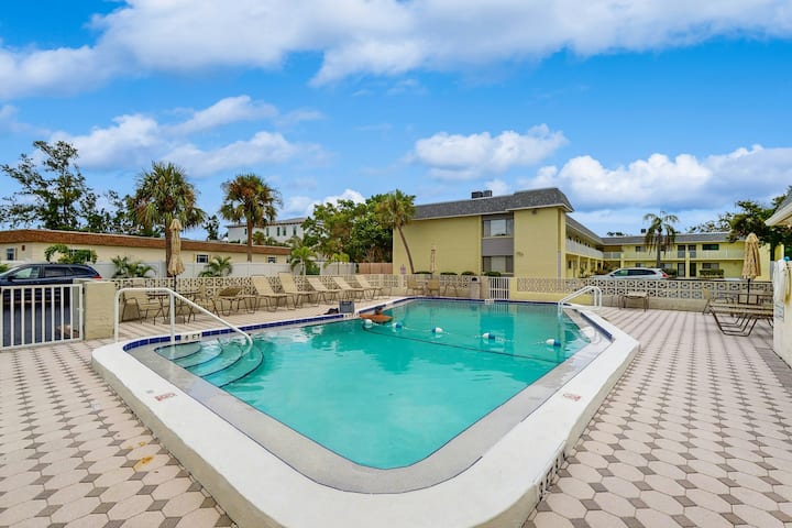 2 Chambres/condo/accès à La Plage, Piscine, Wi-fi, Lave-linge - Siesta Key, FL