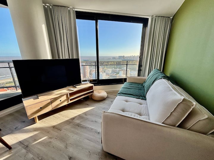 Ocean View, 2 Bedrooms, Gym And Pool In Buceo - Montevideo