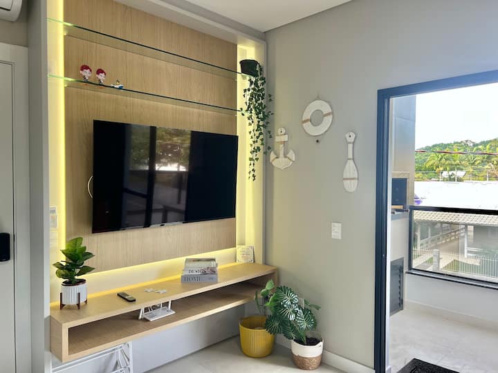 Lindo! Apto Na Praia Grande - Zc02i - Governador Celso Ramos