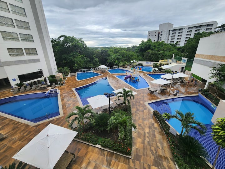 Apto De 2 Quartos No Park Veredas - Acesso Ao Rio - Rio Quente
