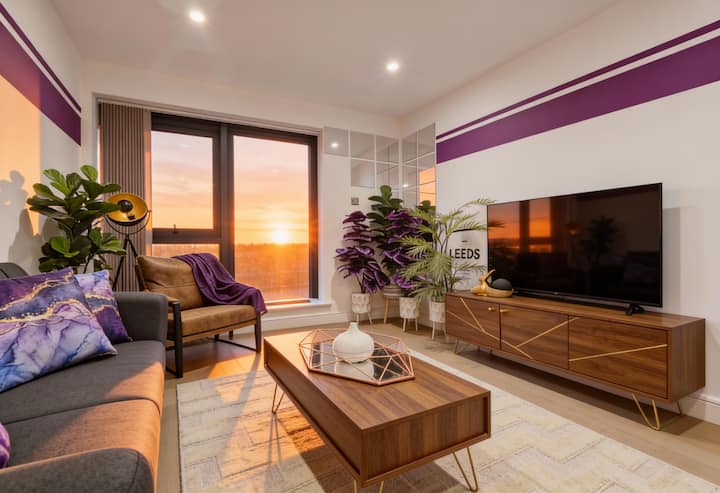 Beauty 2bed 2bath, 4 Sleeps, Terrace, City Centre - Leeds