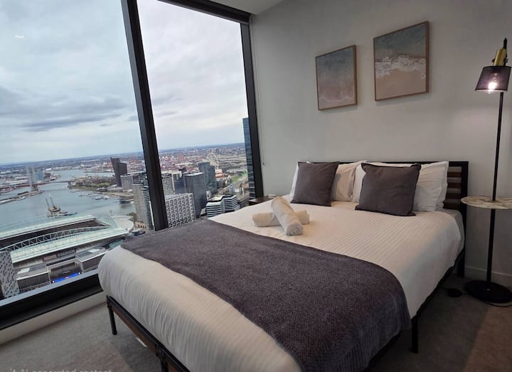 Harbour View 2br W/pool&gym Walk To Marvel Stadium - Melbourne