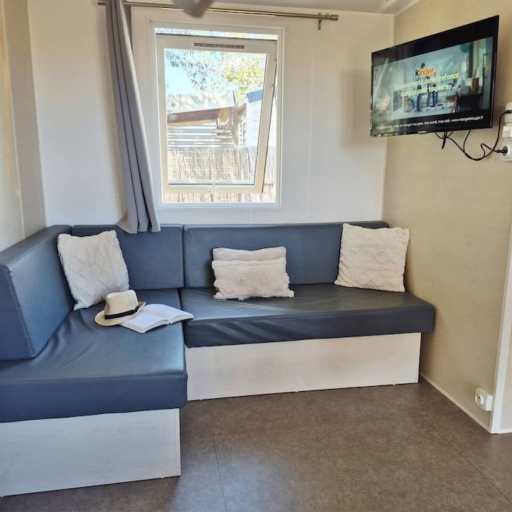 Mobil Home Le Lounge Piscines Plage Camping 5* - Le Barcarès