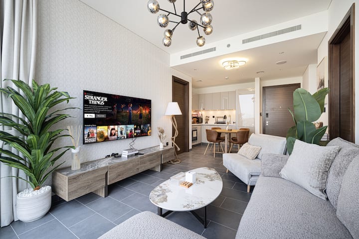 Moon Stays | Designer 2br Home | Sobha Hartland - Dubai