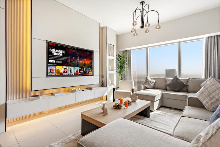 Polished Haven In Gate Tower: Pool & Gym Access - Abu Dhabi
