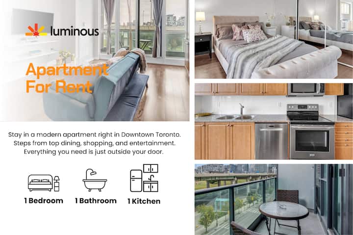 1br 10 Minute From Blue Jays – Hot Deal Today! - Toronto