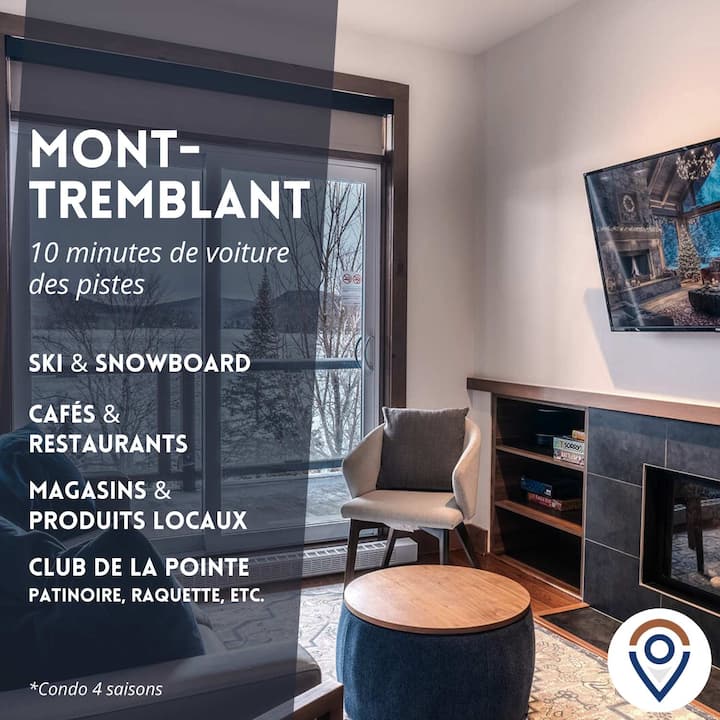 Condo Avec Vue Sur Le Lac Supérieur Et Montagnes - Laurentides