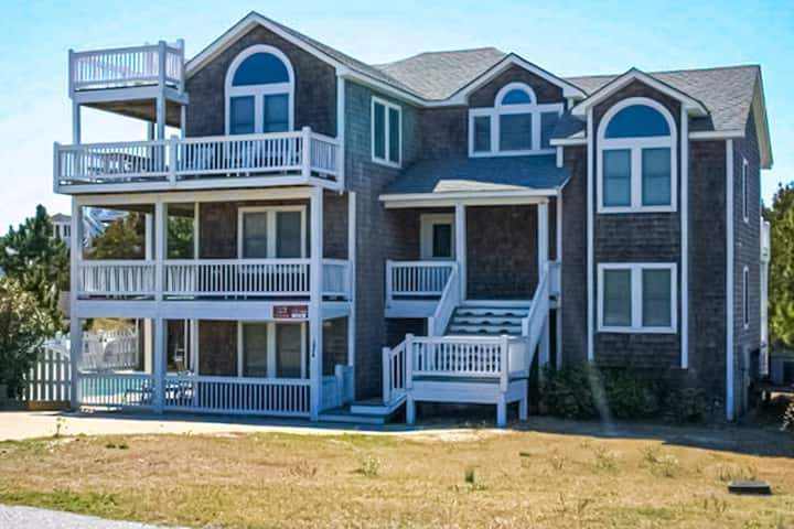 6br | Pool | Hot Tub | Fireplace | Game Room - Corolla, NC