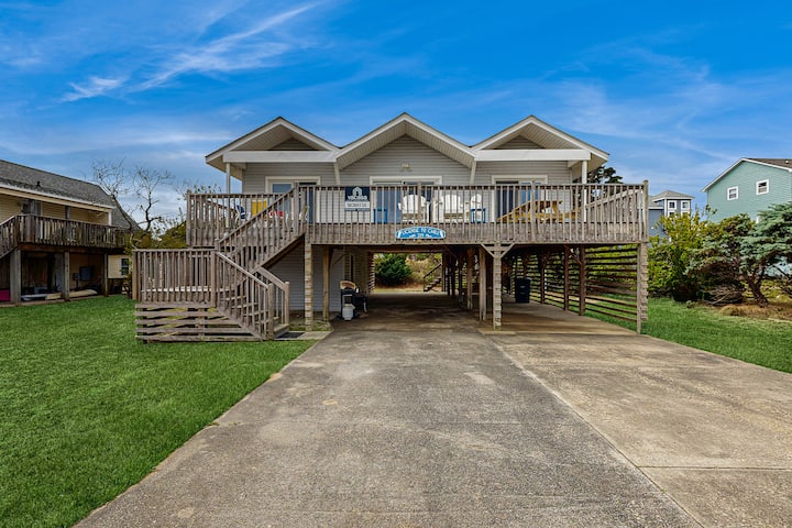 Nhca15: License To Chill | Enchanting Waterview | - Nags Head, NC