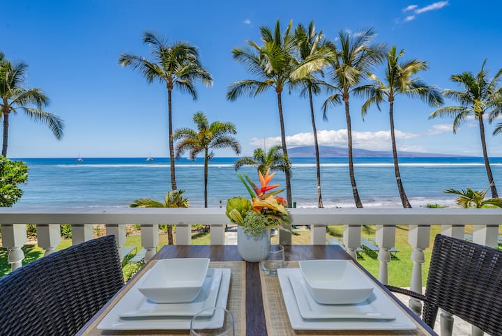 Summer Sale! Beachfront Updated Studio - Ls 215 - Lahaina, HI