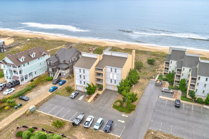 Beachy 3br Oceanfront 2nd-floor | Balcony | Pool - Nags Head, NC