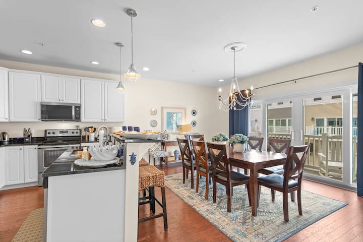 Broad Marsh 110e | Large Family Townhome With Pool - Ocean City, MD